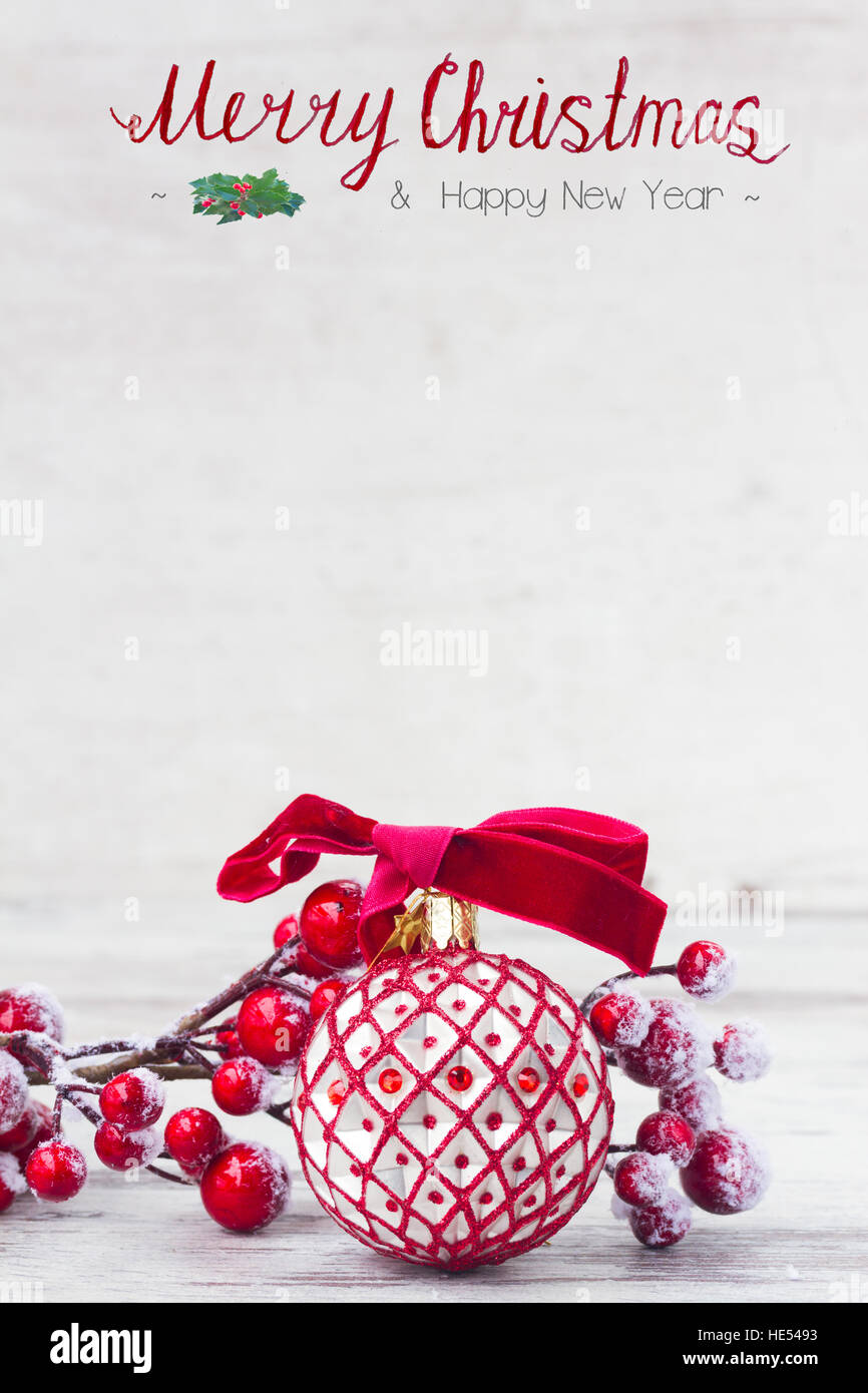 red and white christmas Stock Photo - Alamy