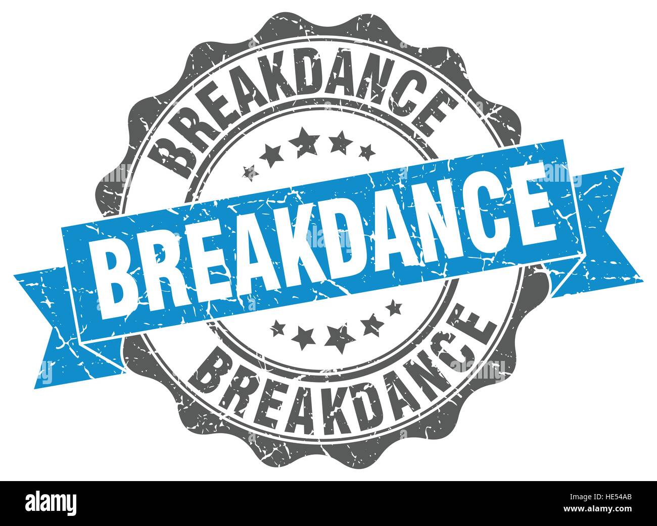breakdance stamp. sign. seal Stock Vector Image & Art - Alamy