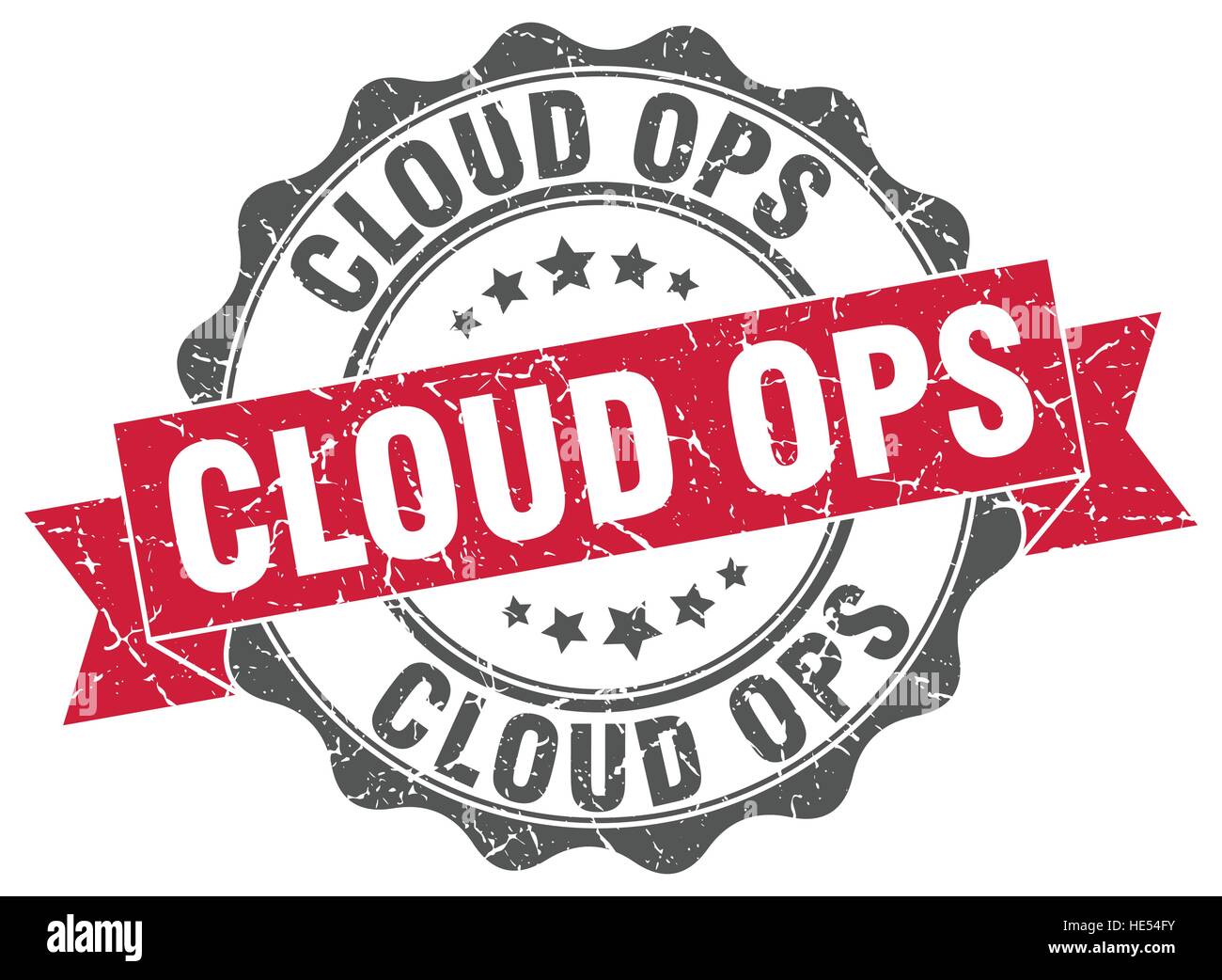 cloud ops stamp. sign. seal Stock Vector Image & Art - Alamy