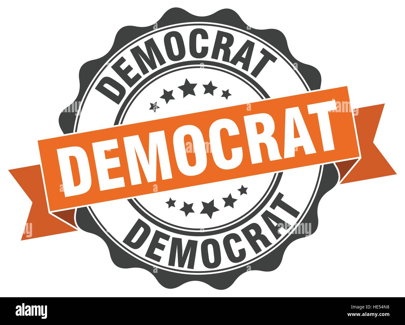 democrat stamp. sign. seal Stock Vector Image & Art - Alamy