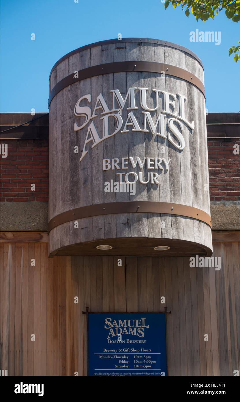 Samuel adams brewery tour entrance hi-res stock photography and images ...