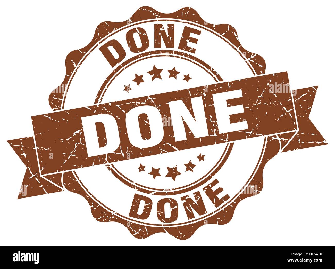 done stamp. sign. seal Stock Vector Image & Art - Alamy