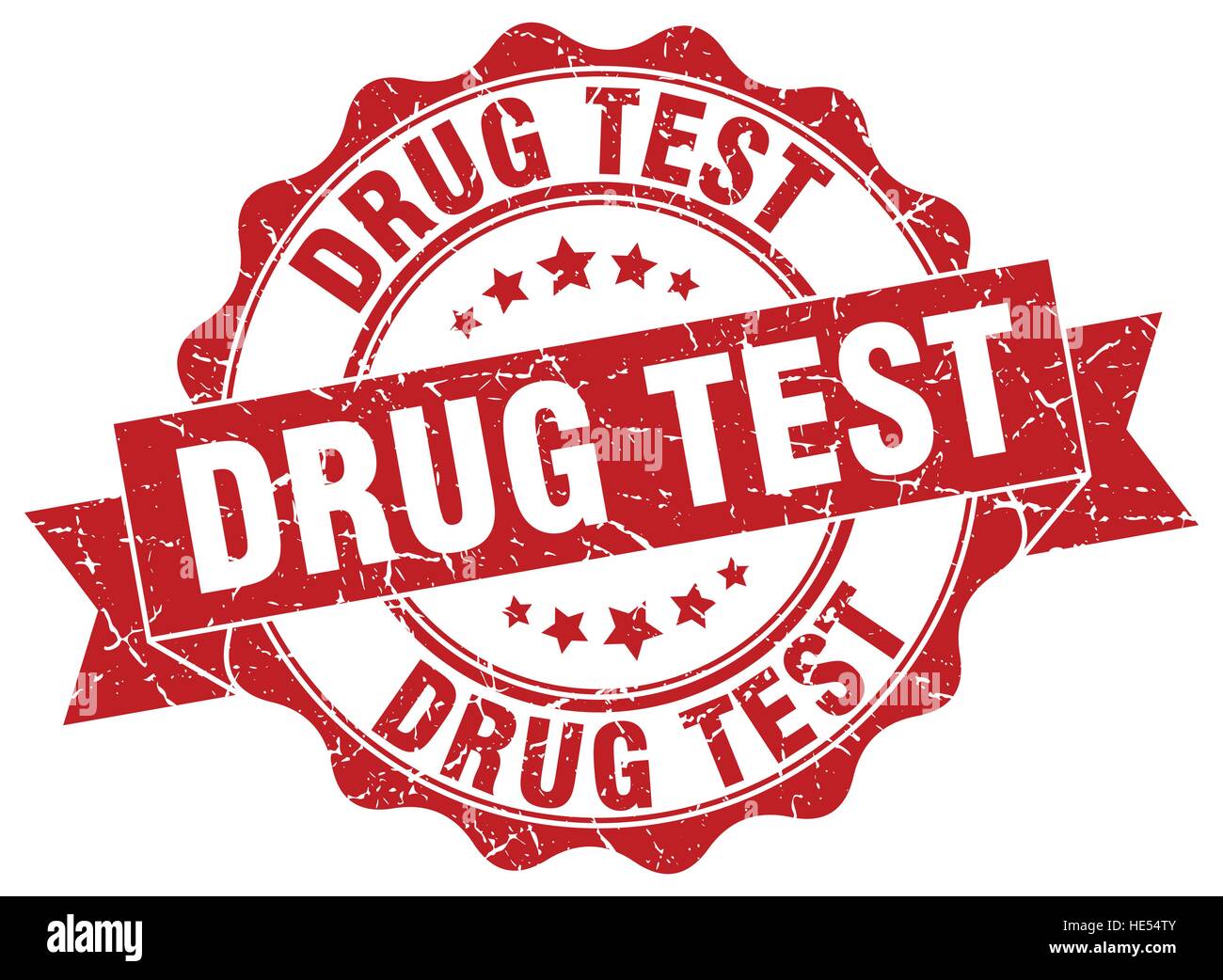 drug test stamp. sign. seal Stock Vector Image & Art - Alamy
