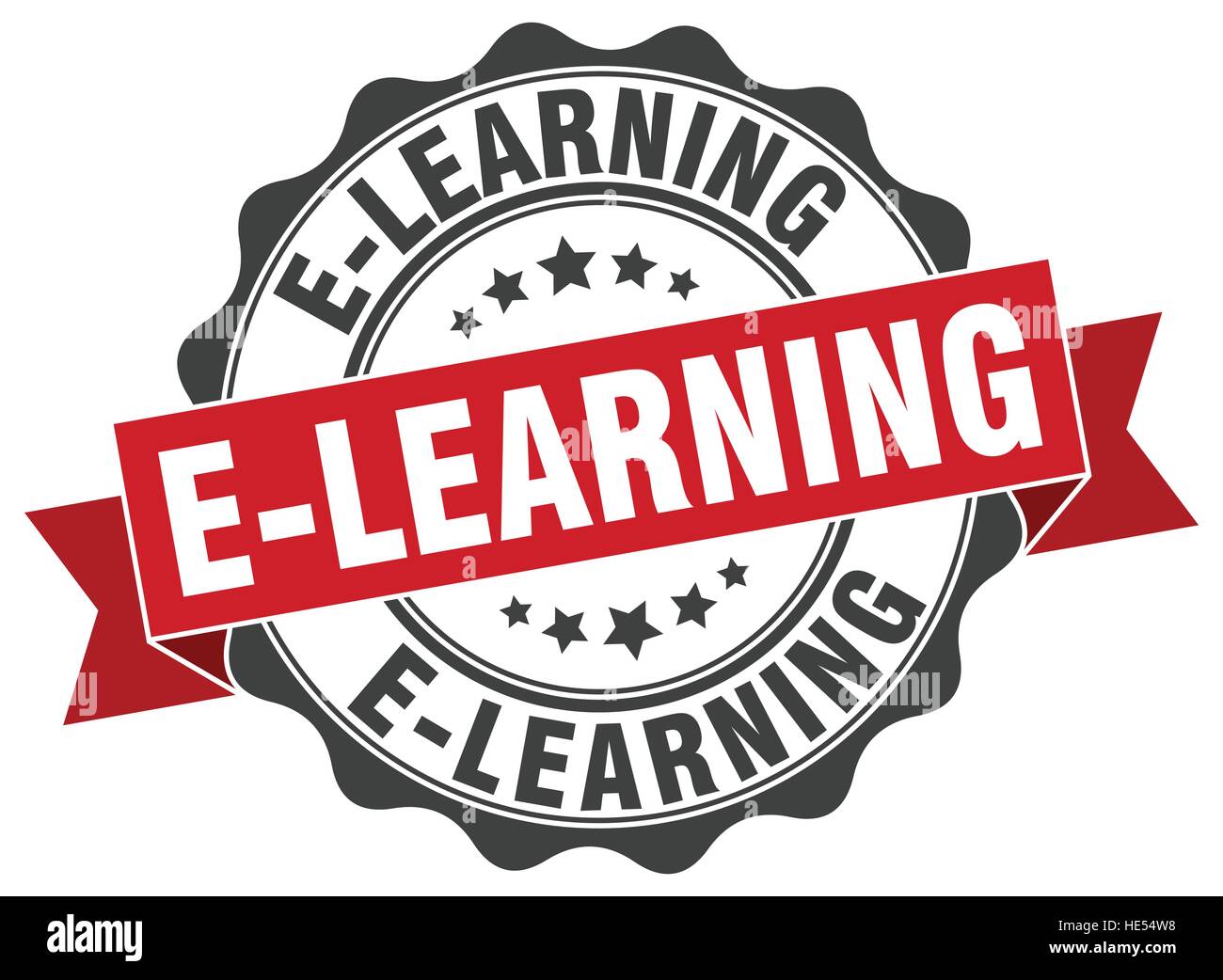e-learning stamp. sign. seal Stock Vector Image & Art - Alamy