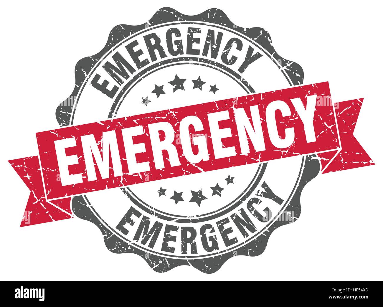 emergency stamp. sign. seal Stock Vector Image & Art - Alamy