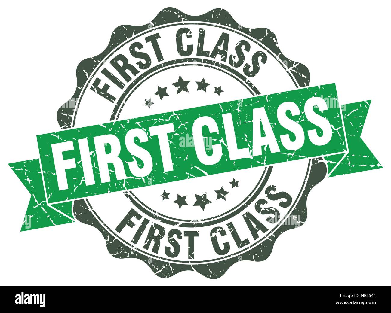 first class stamp. sign. seal Stock Vector Image & Art - Alamy
