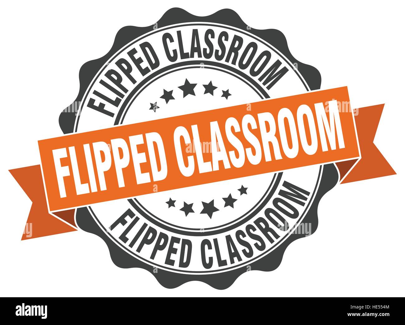 flipped classroom stamp. sign. seal Stock Vector Image & Art - Alamy