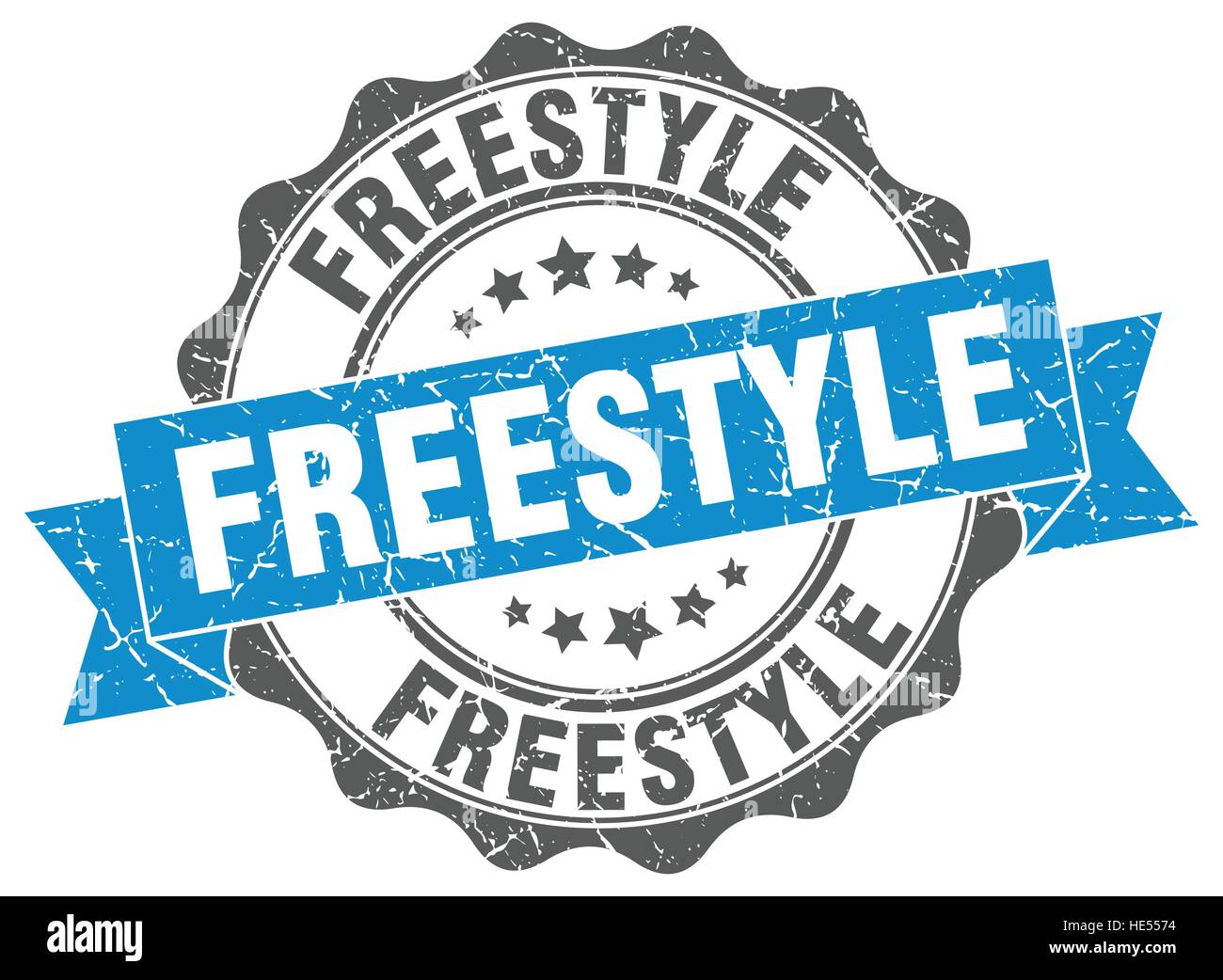 freestyle stamp. sign. seal Stock Vector Image & Art - Alamy