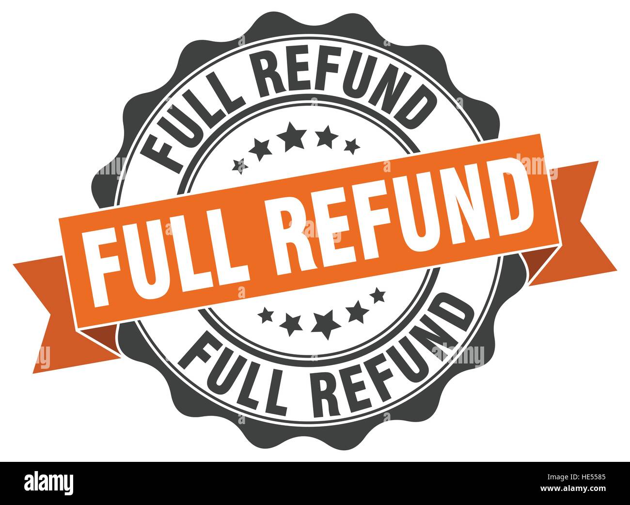 full refund stamp. sign. seal Stock Vector Image & Art - Alamy