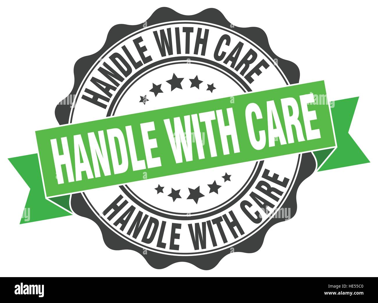 handle with care stamp. sign. seal Stock Vector Image & Art - Alamy