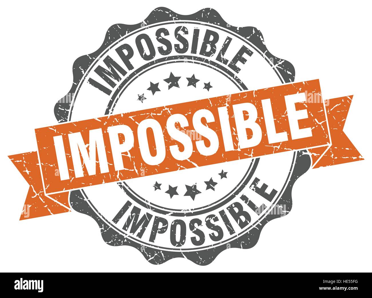 impossible stamp. sign. seal Stock Vector Image & Art - Alamy