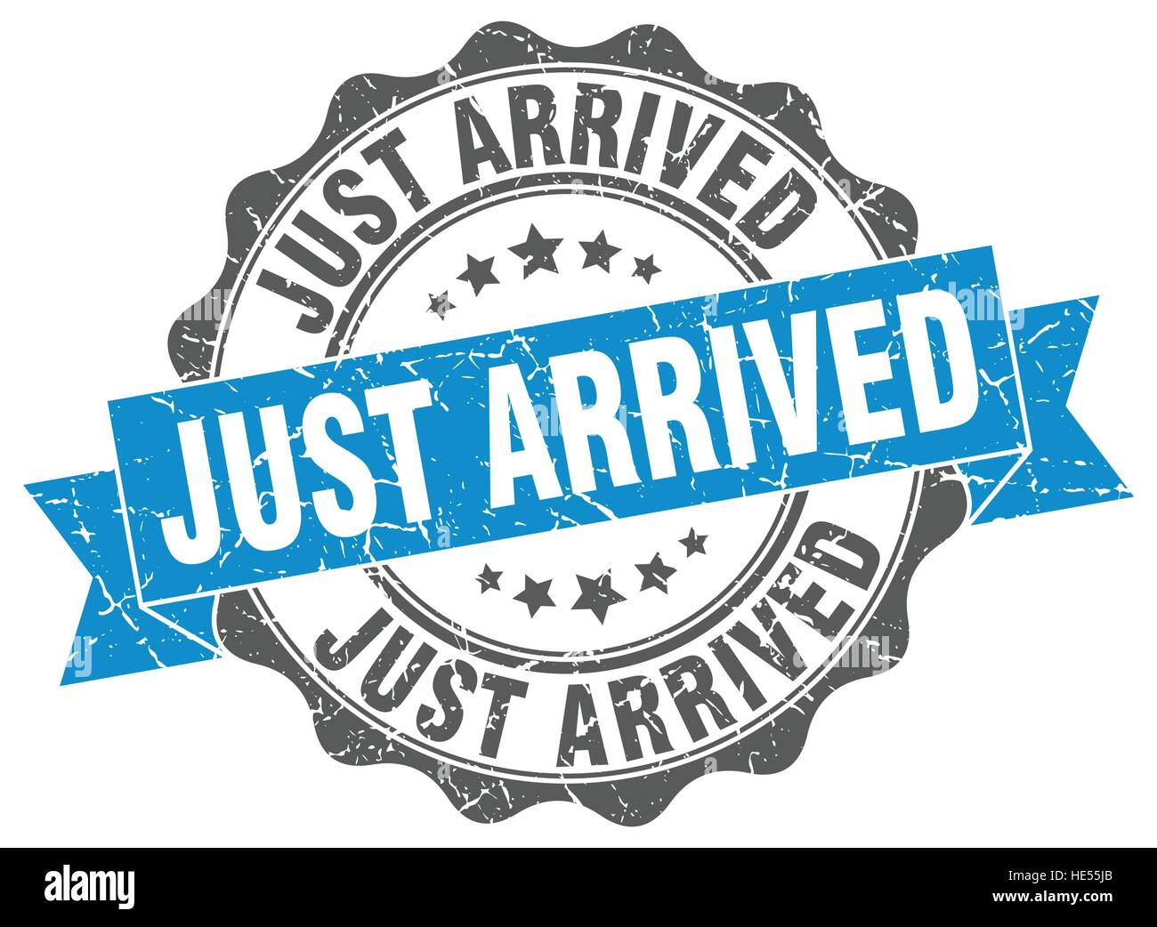 just arrived stamp. sign. seal Stock Vector Image & Art - Alamy