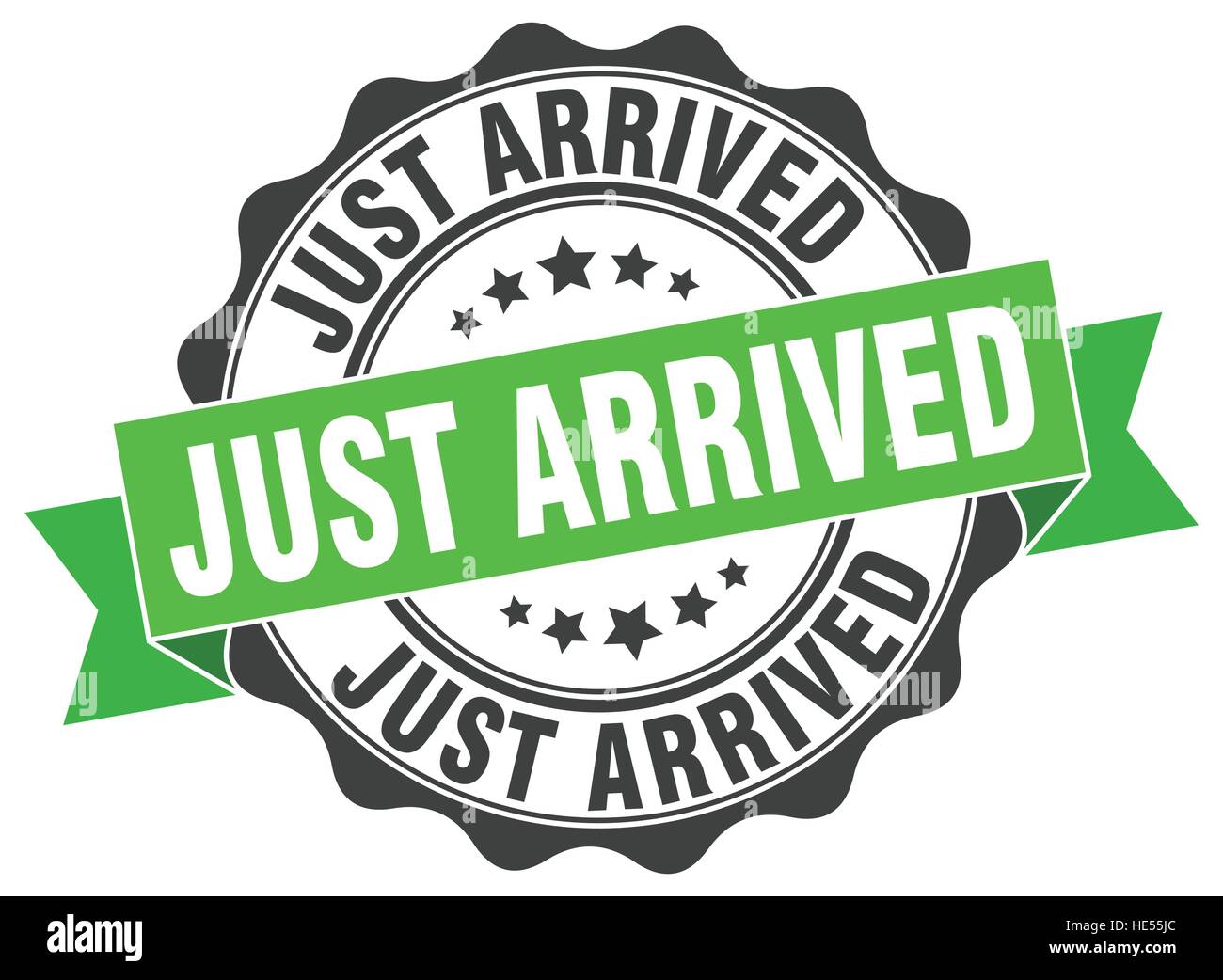 just arrived stamp. sign. seal Stock Vector Image & Art - Alamy
