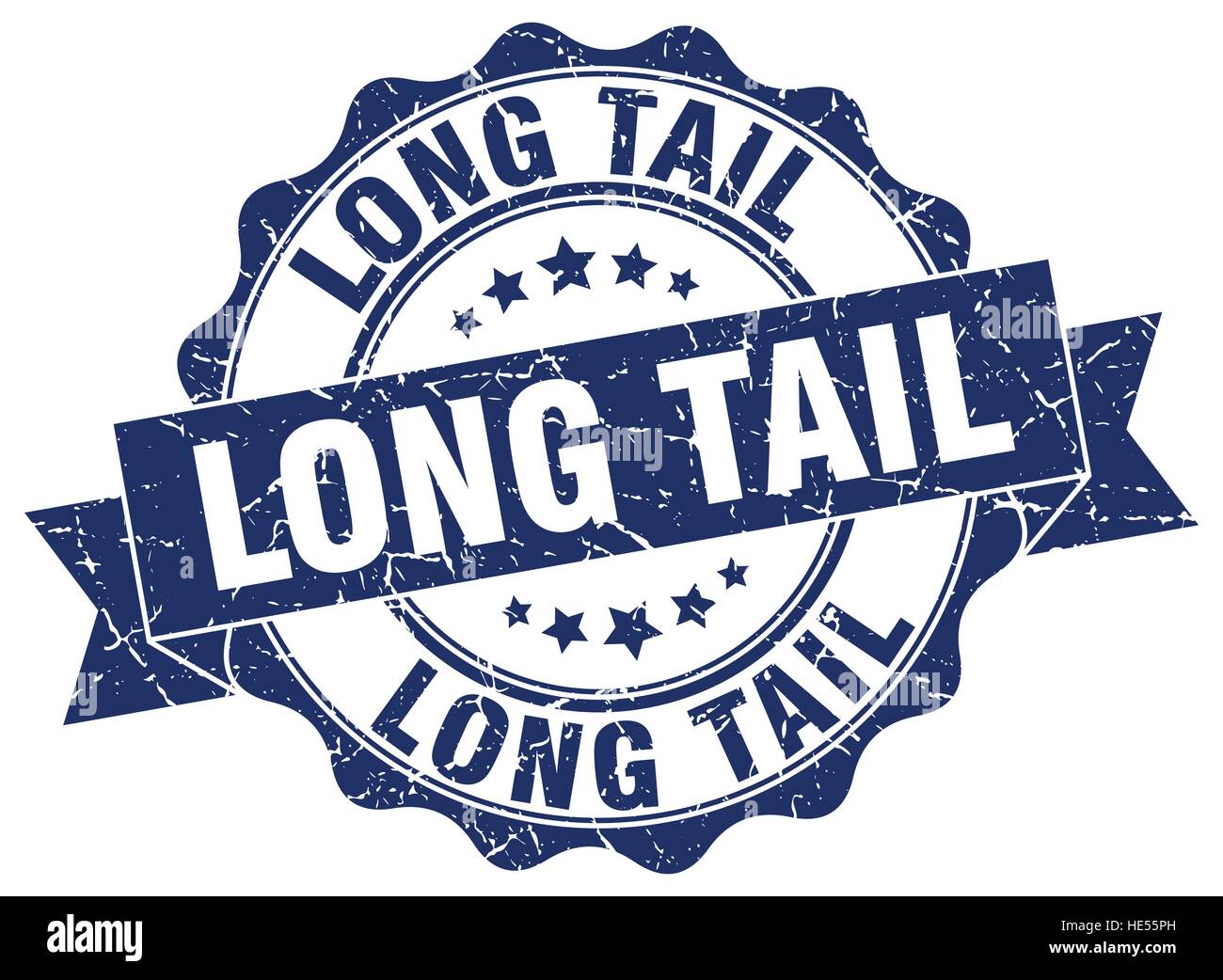 long tail stamp. sign. seal Stock Vector Image & Art - Alamy