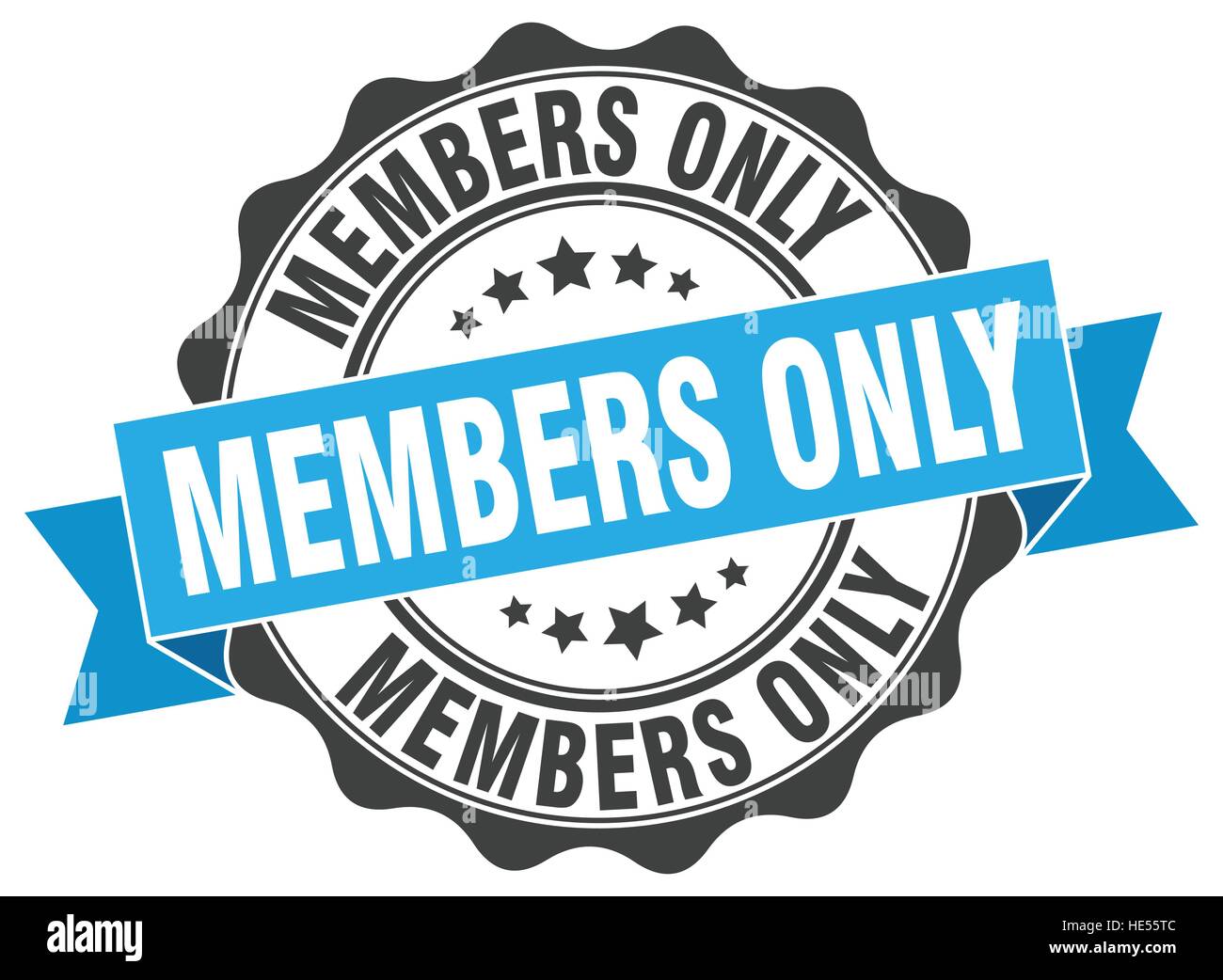 members only stamp. sign. seal Stock Vector Image & Art - Alamy