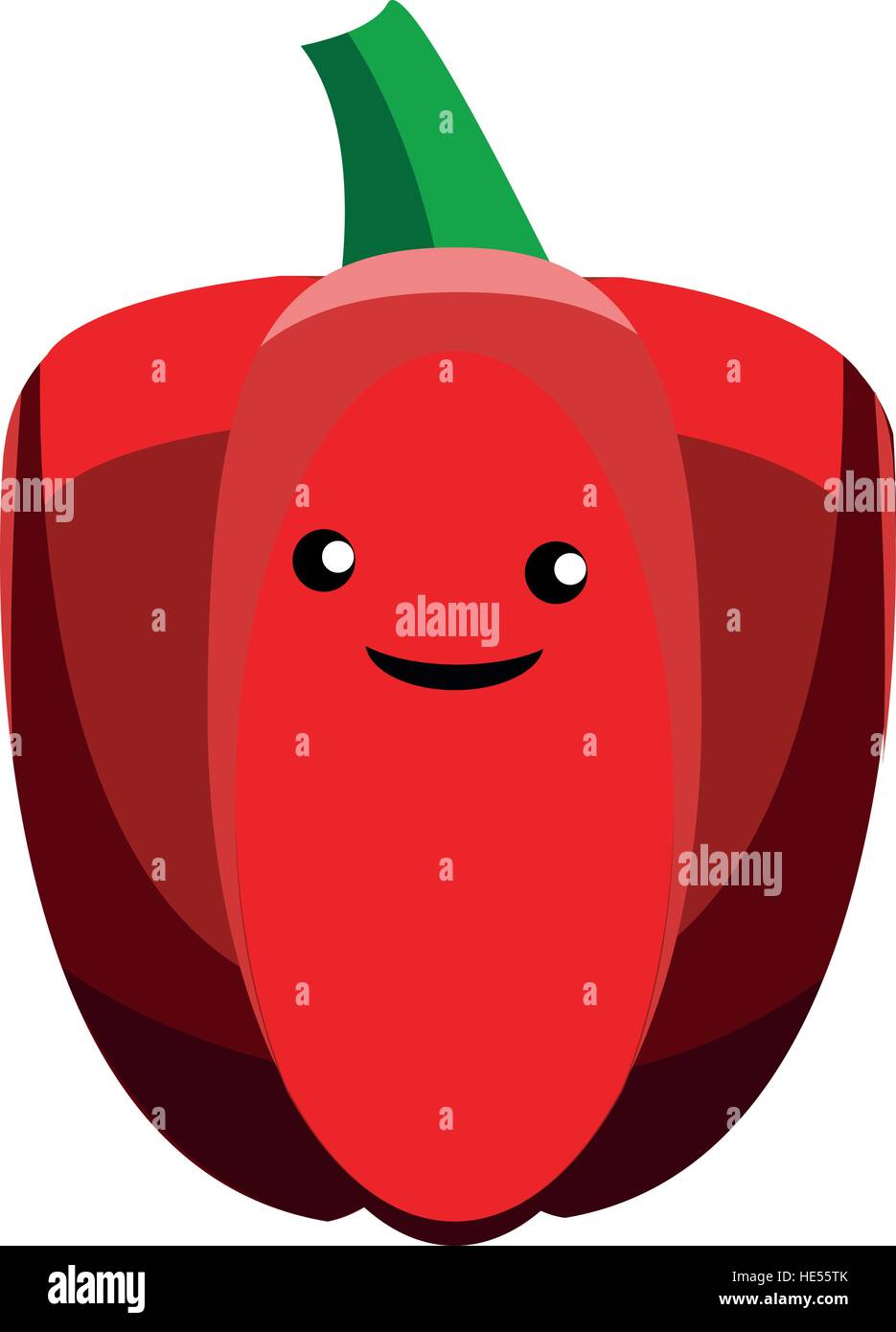 Cartoon pepper that can be used in various templates Stock Vector Image ...