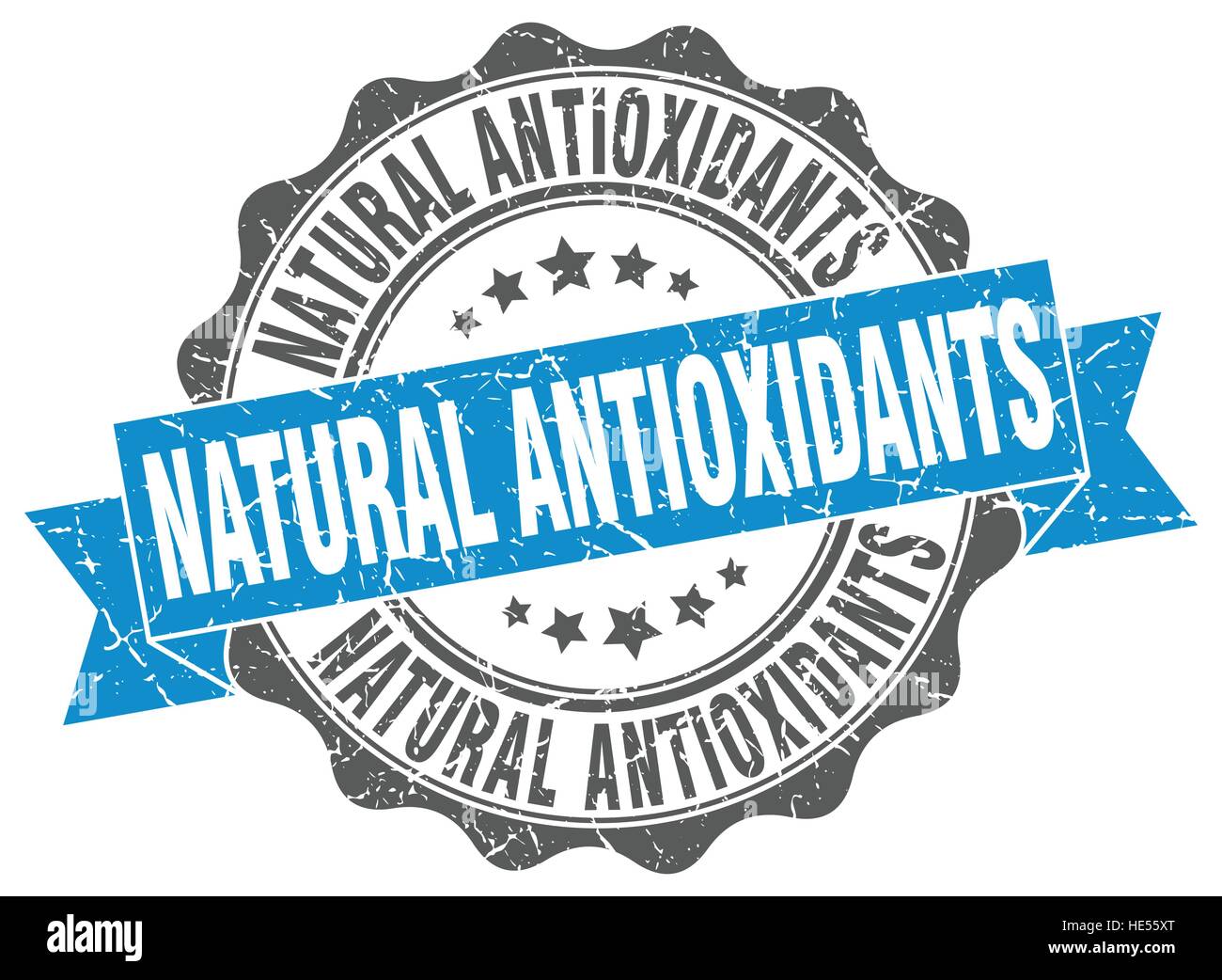 natural antioxidants stamp. sign. seal Stock Vector Image & Art - Alamy