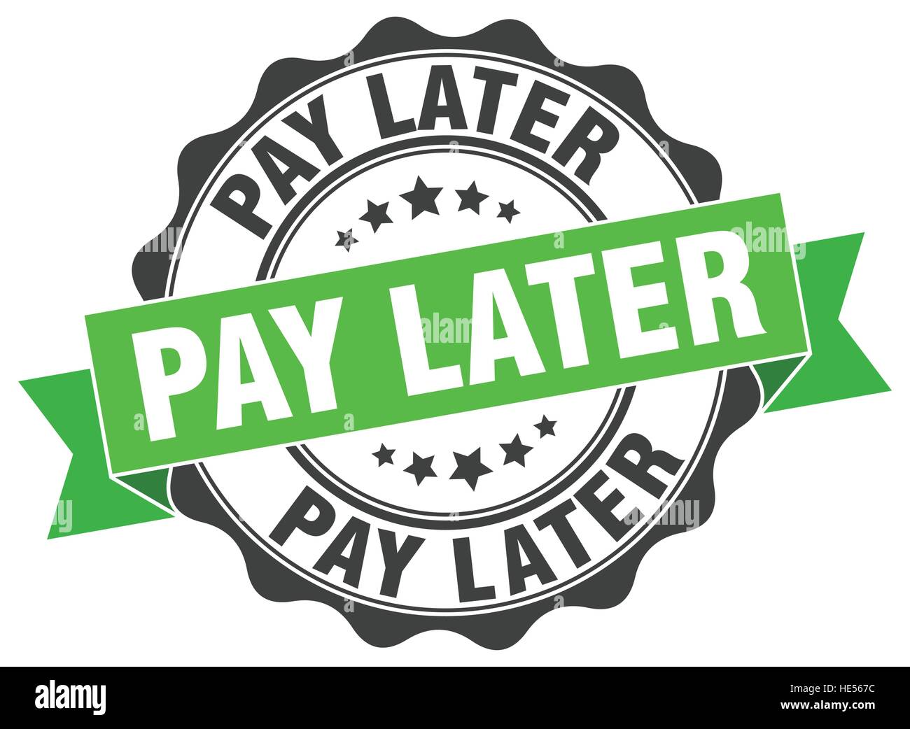 Pay later stamp hi-res stock photography and images - Alamy