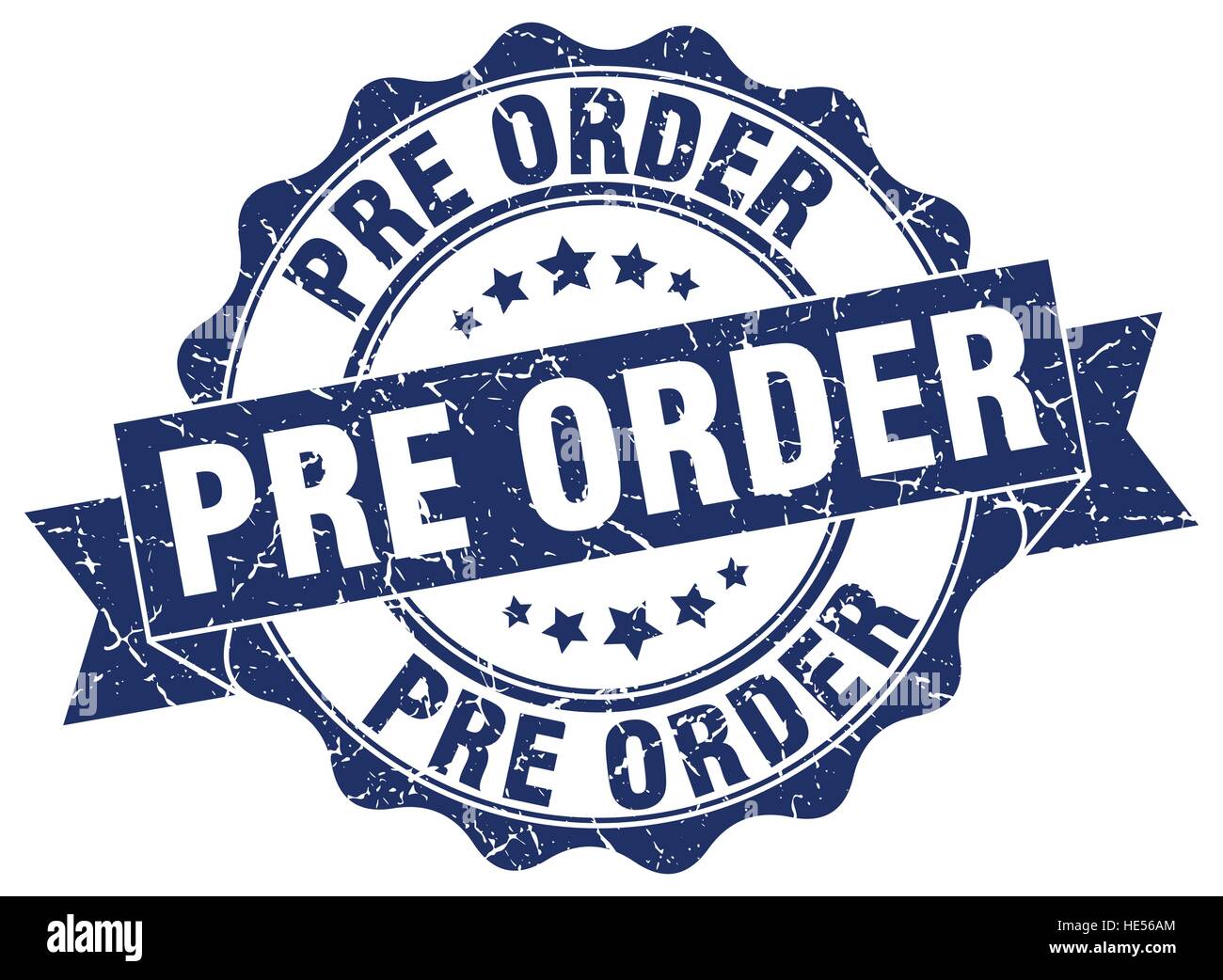 Pre order stamp hi-res stock photography and images - Alamy