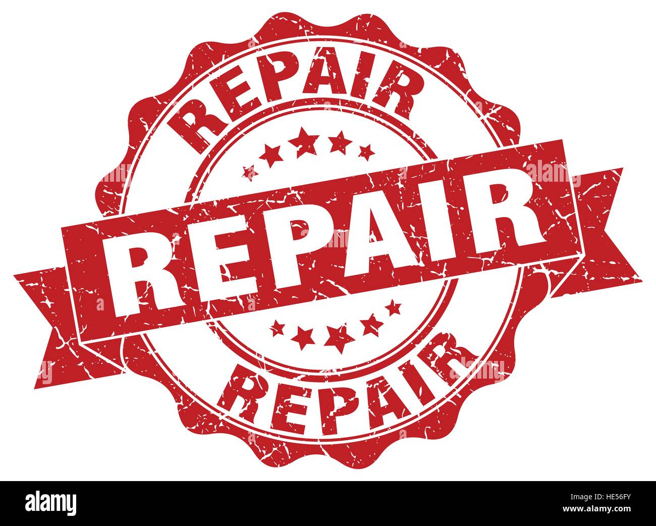 repair stamp. sign. seal Stock Vector Image & Art - Alamy