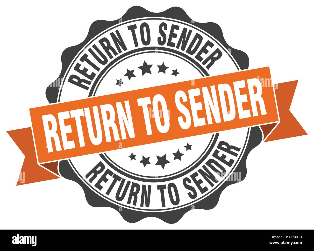 return to sender stamp. sign. seal Stock Vector Image & Art - Alamy