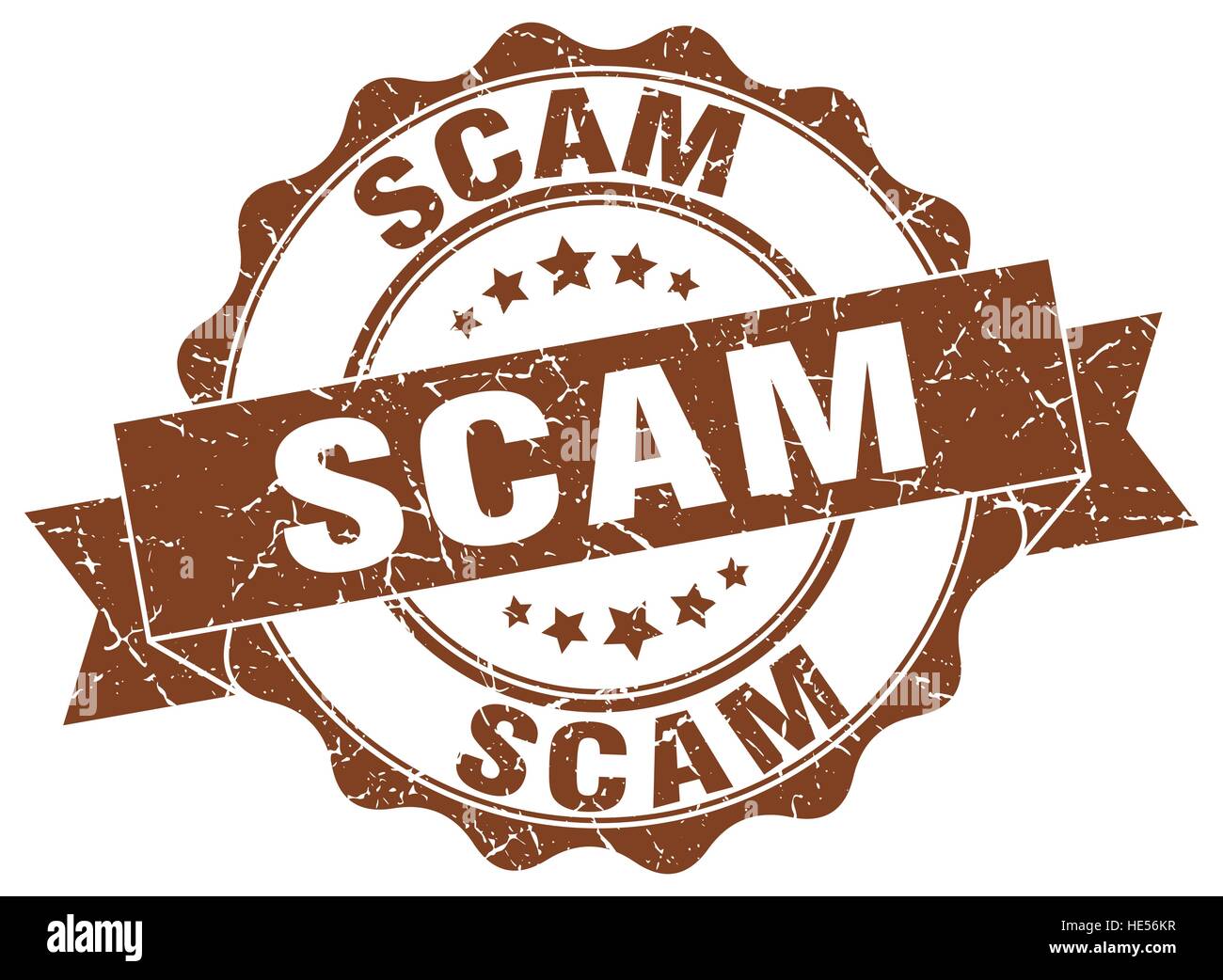 scam stamp. sign. seal Stock Vector Image & Art - Alamy