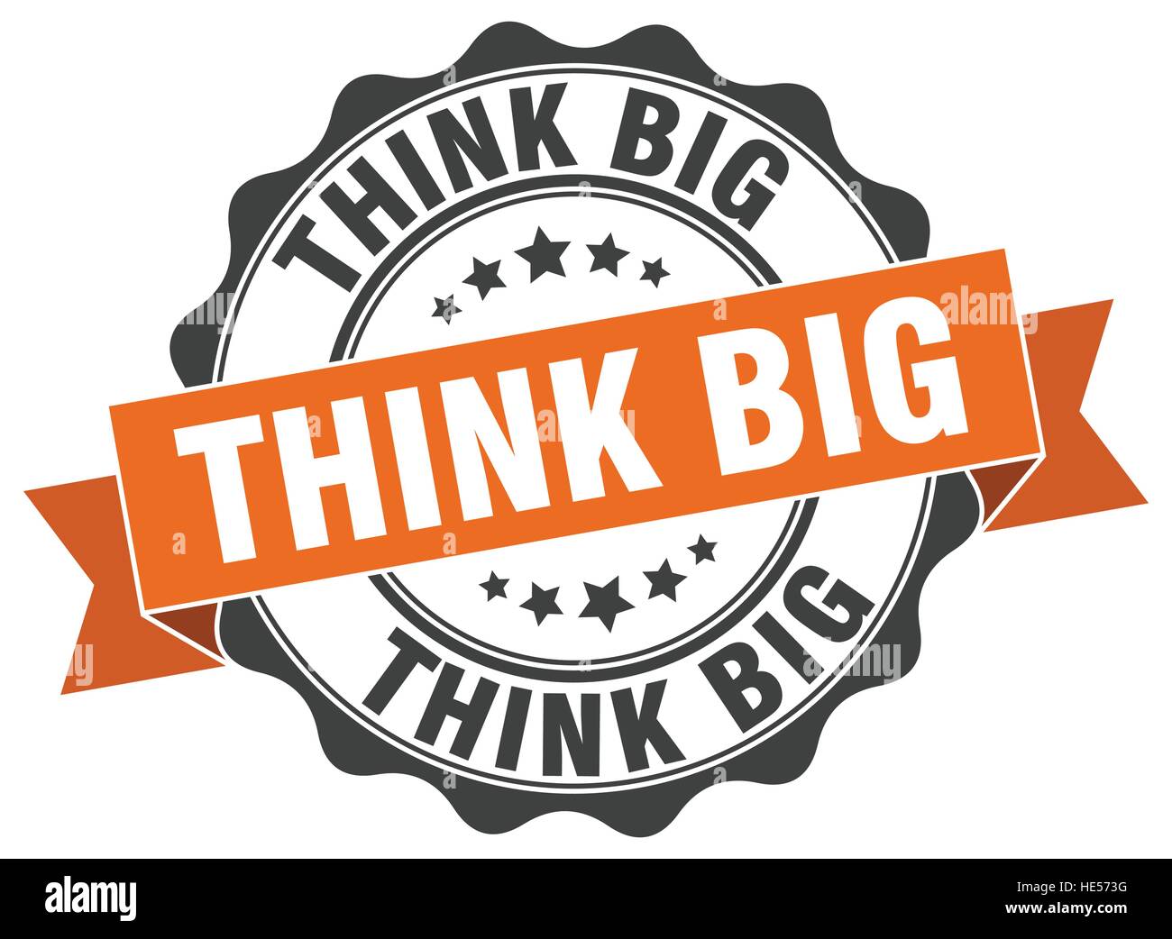 think big stamp. sign. seal Stock Vector Image & Art - Alamy