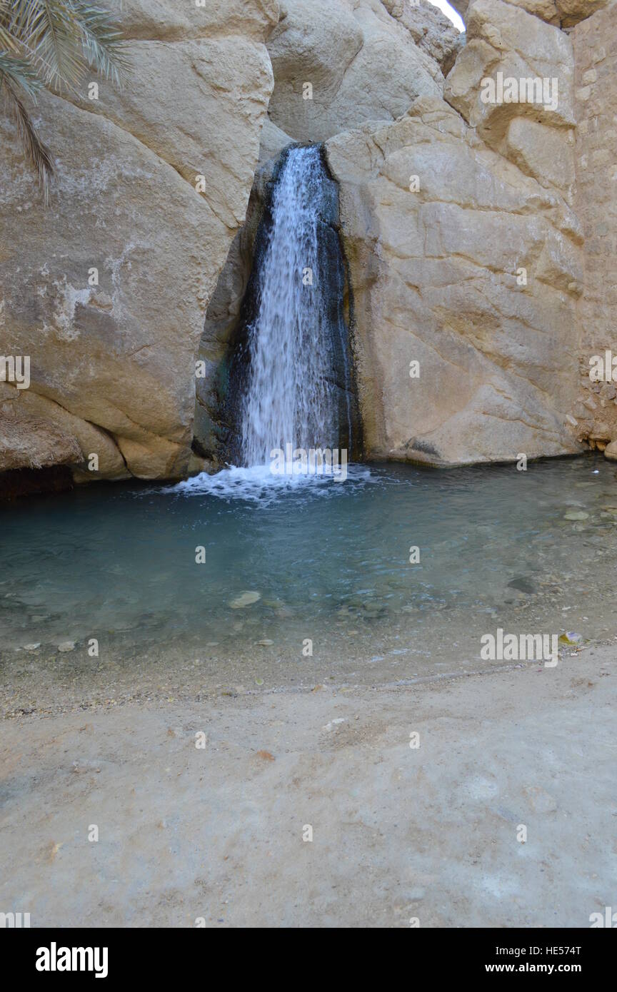 A waterfall in the desert Stock Photo - Alamy