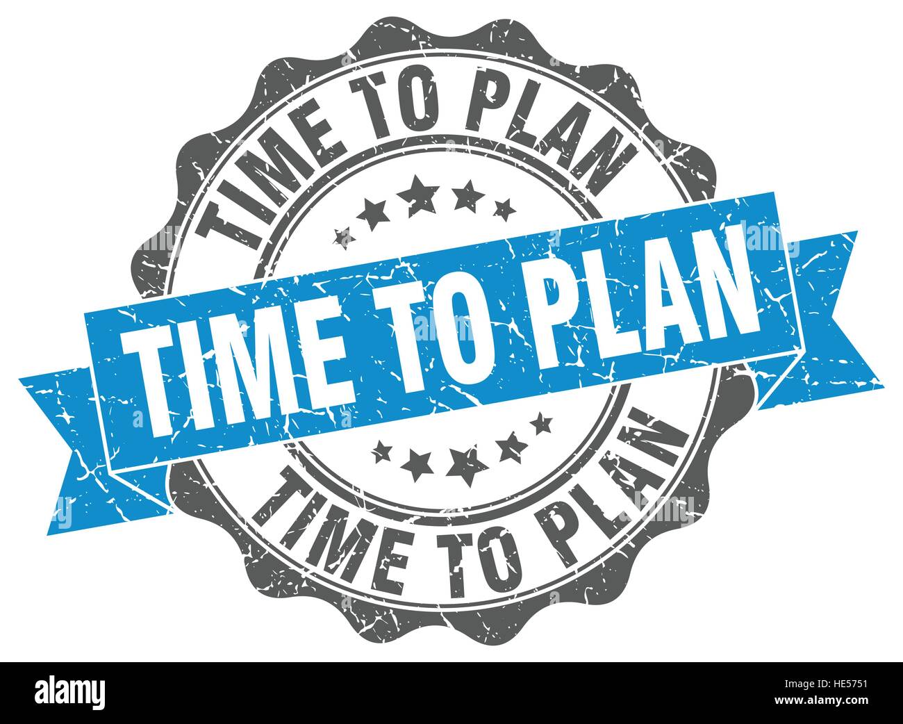 time to plan stamp. sign. seal Stock Vector Image & Art - Alamy