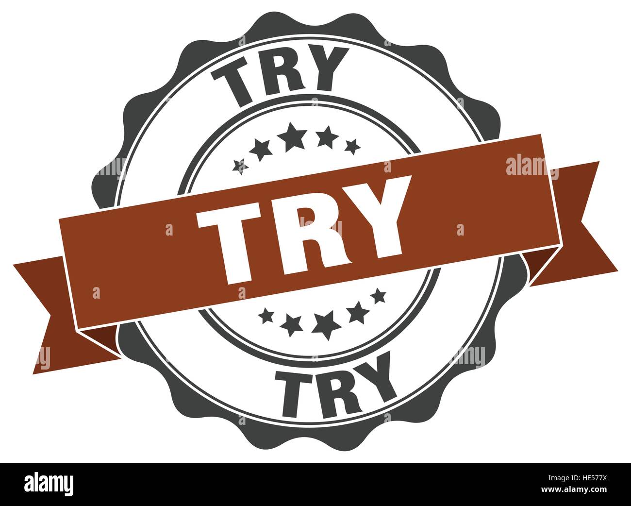 try stamp. sign. seal Stock Vector Image & Art - Alamy