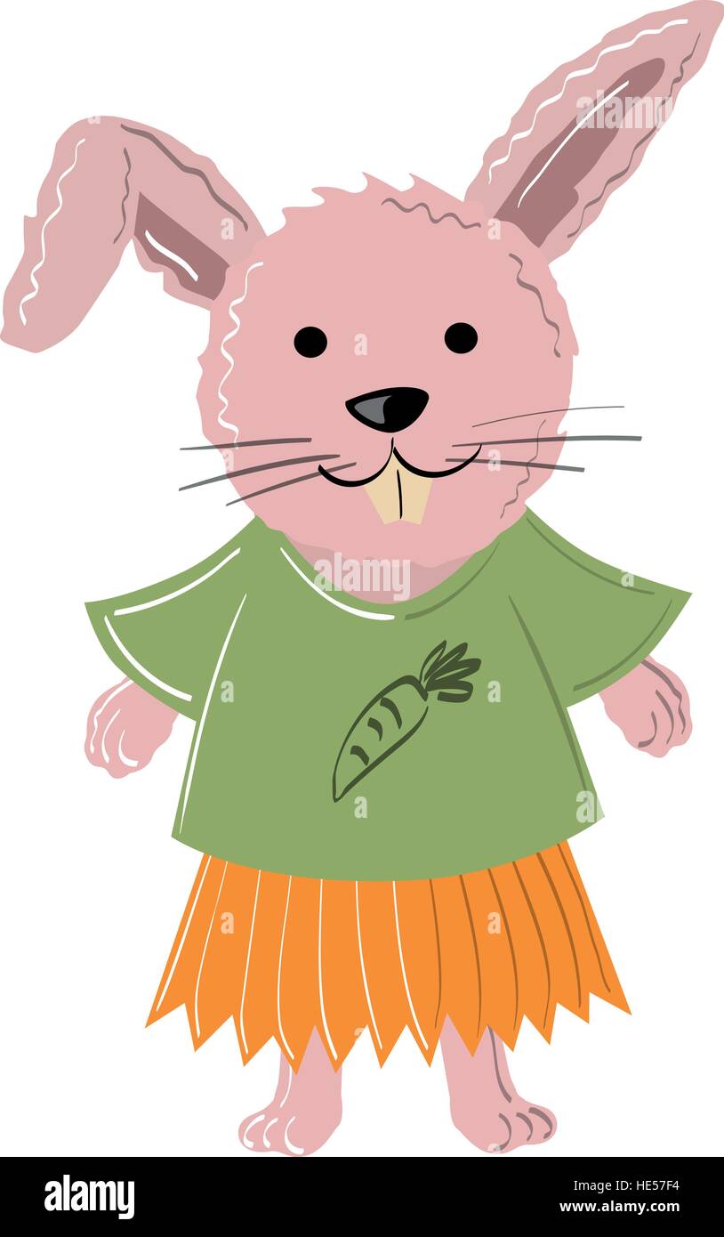 Cute vector rabbit Stock Vector Image & Art - Alamy