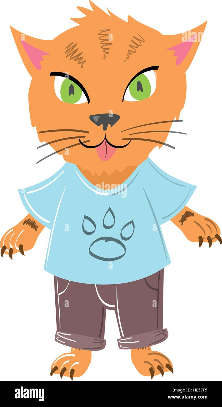 Cute elephant childish character Stock Vector Images - Alamy