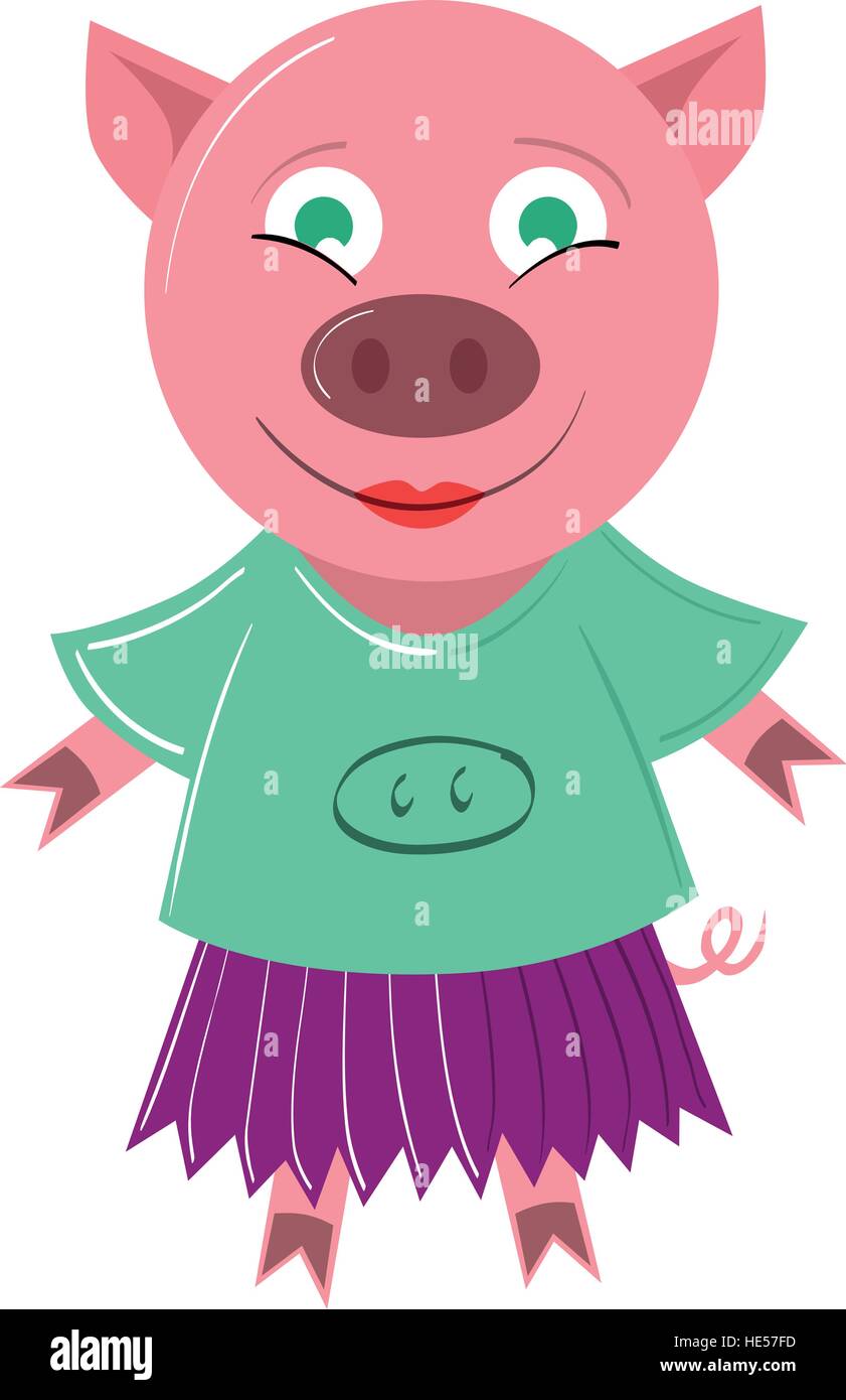 Cute baby hippo monkey Stock Vector Images - Alamy