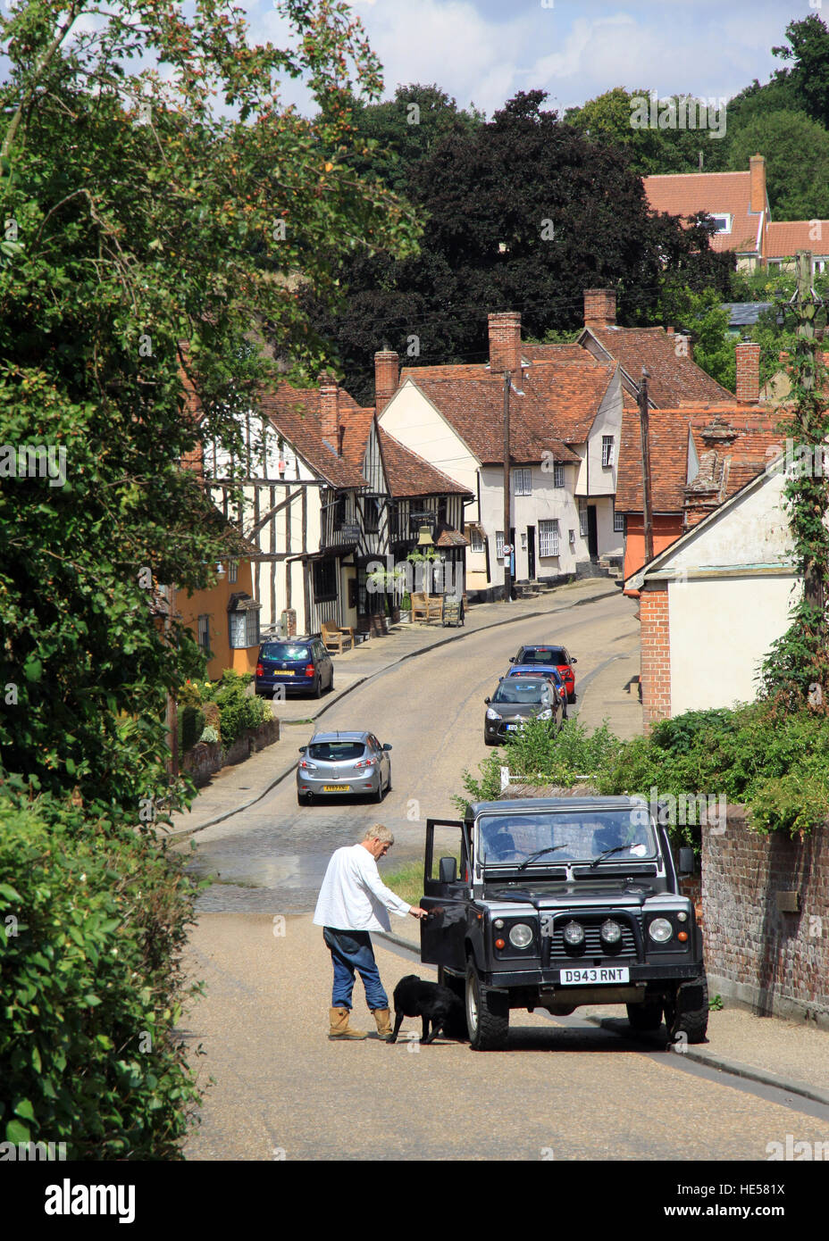 Land rover defender country hi-res stock photography and images - Alamy