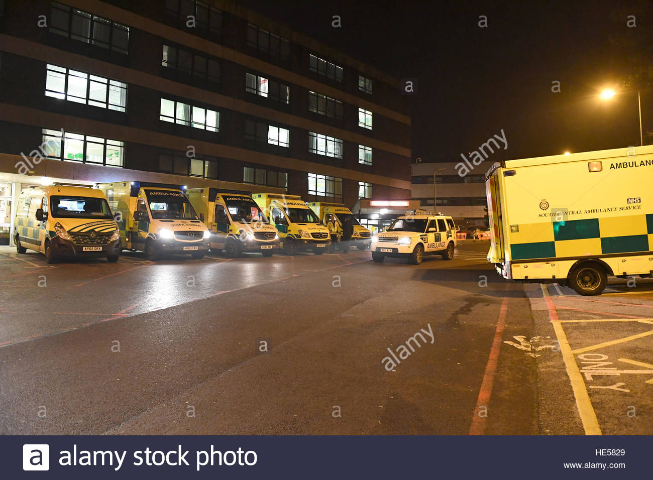 Ambulances Queue High Resolution Stock Photography and Images - Alamy