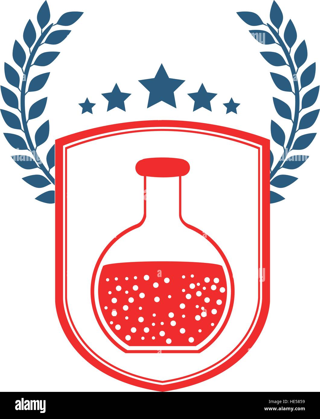 Isolated flask design Stock Vector Image & Art - Alamy