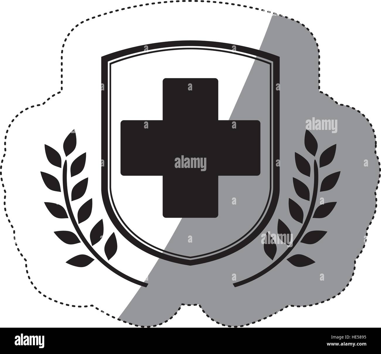 Isolated cross shape design Stock Vector Image & Art - Alamy