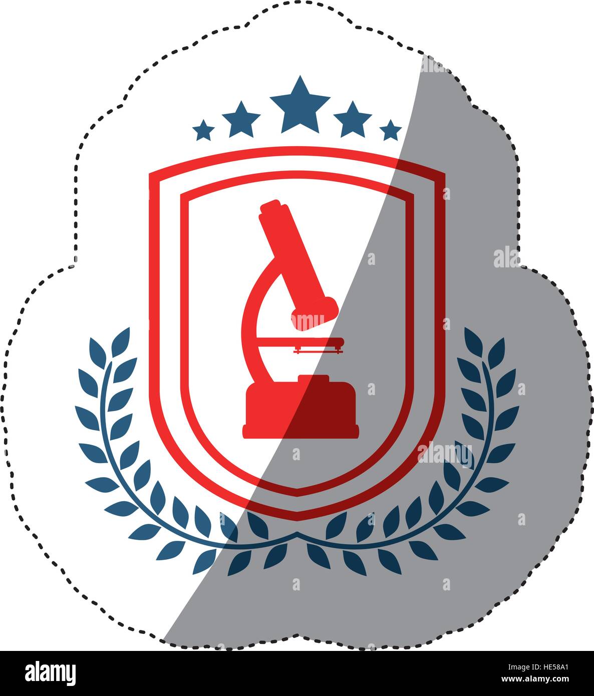 Isolated microscope design Stock Vector Image & Art - Alamy