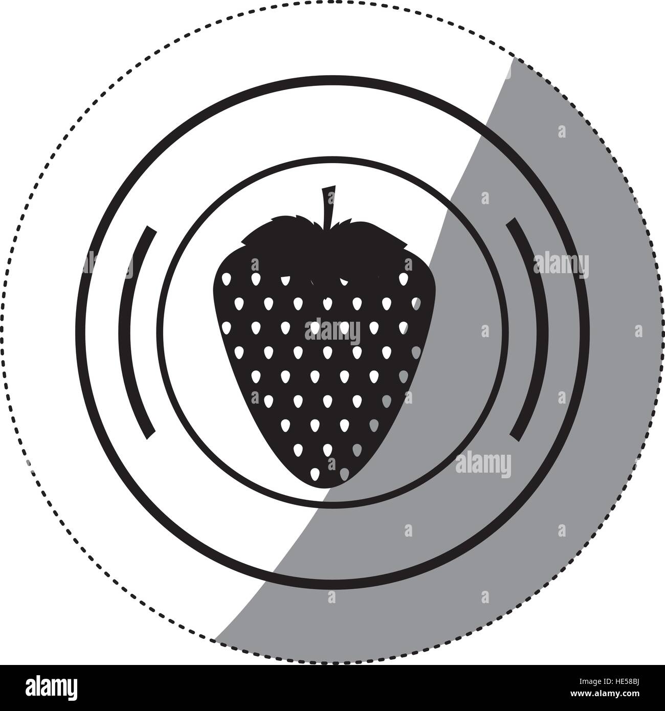 Isolated strawberry design Stock Vector Image & Art - Alamy