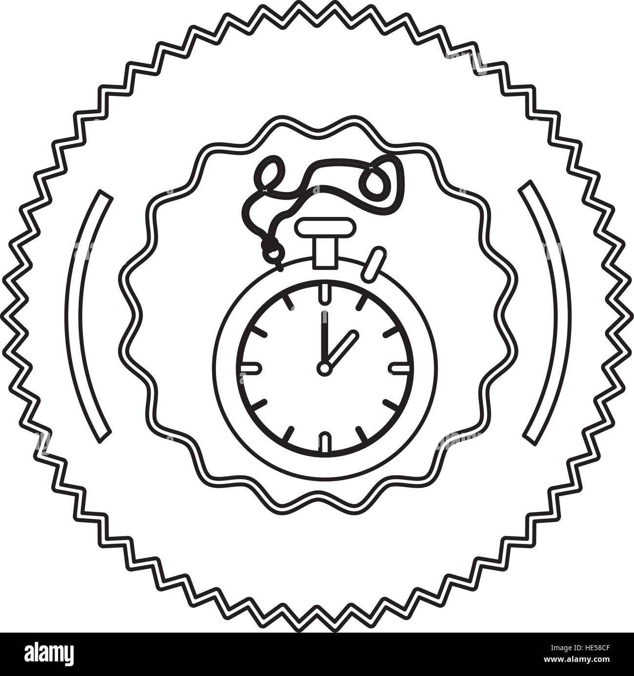 Isolated chronometer design Stock Vector Image & Art - Alamy