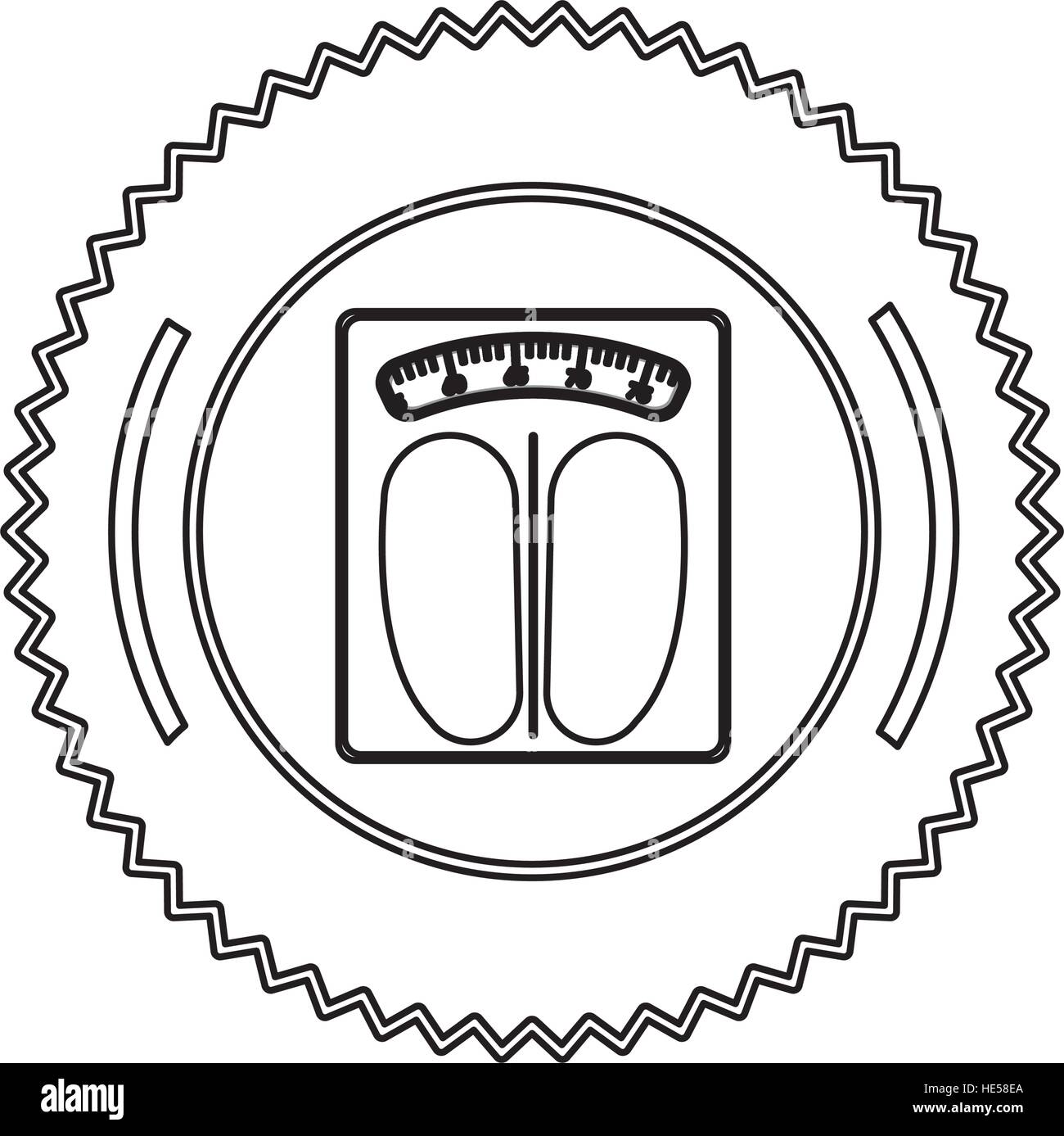 Isolated scale design Stock Vector Image & Art - Alamy