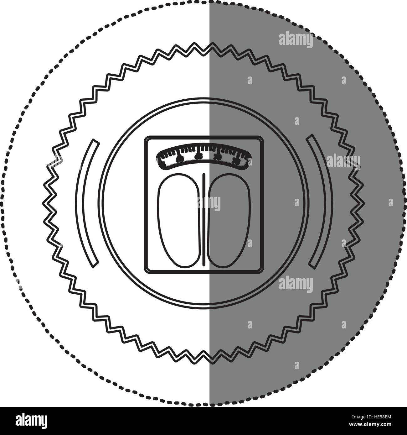 Isolated scale design Stock Vector Image & Art - Alamy