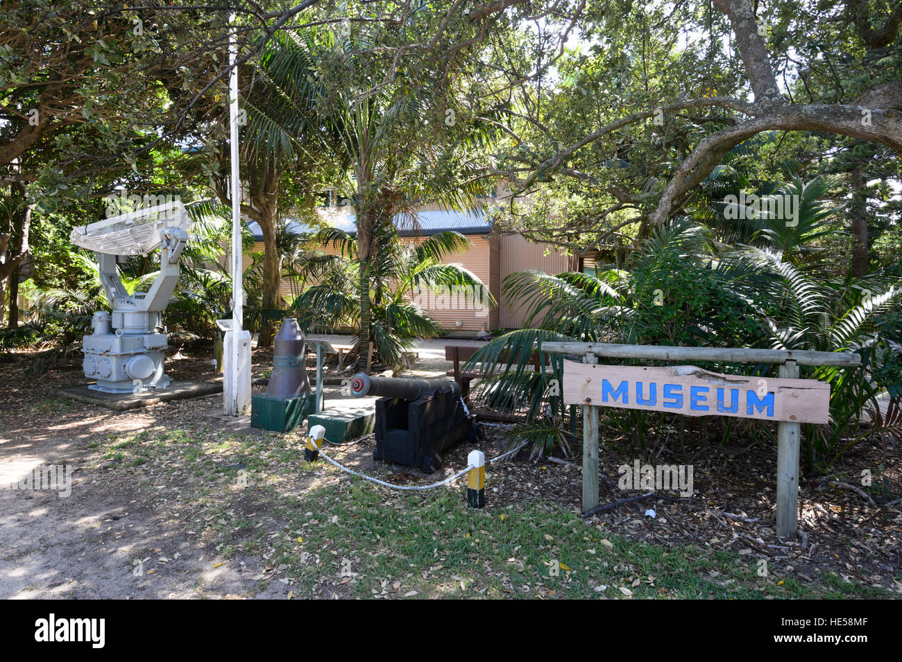 Museum Sign, Lord Howe Island, New South Wales, NSW, Australia Stock ...