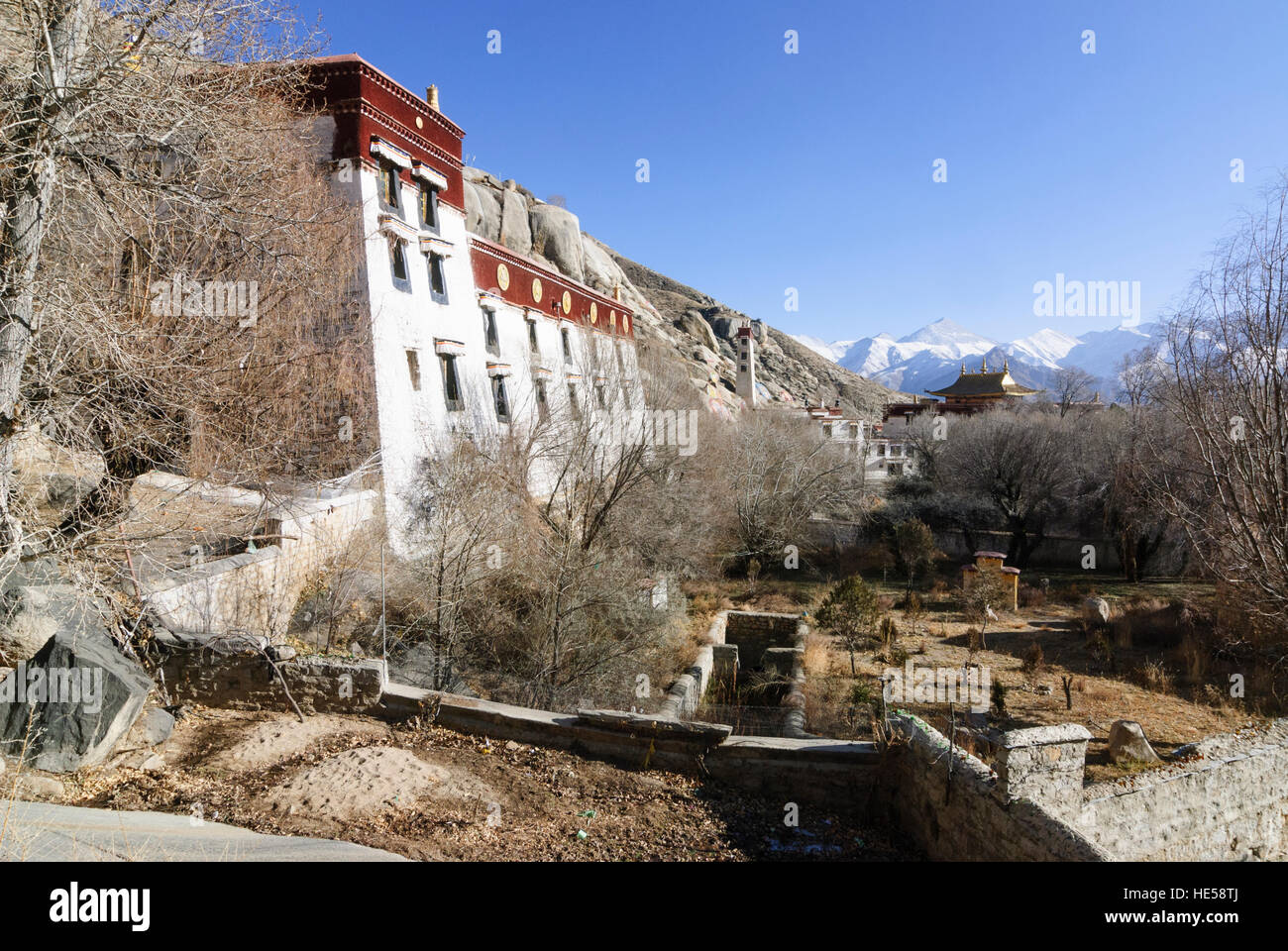 Lhasa: Monastery Sera; Kora (pilgrimage route) around the monastery ...