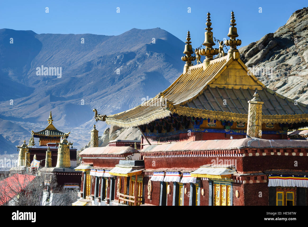 Lhasa: Monastery Sera; Main prayer hall, Tibet, China Stock Photo - Alamy