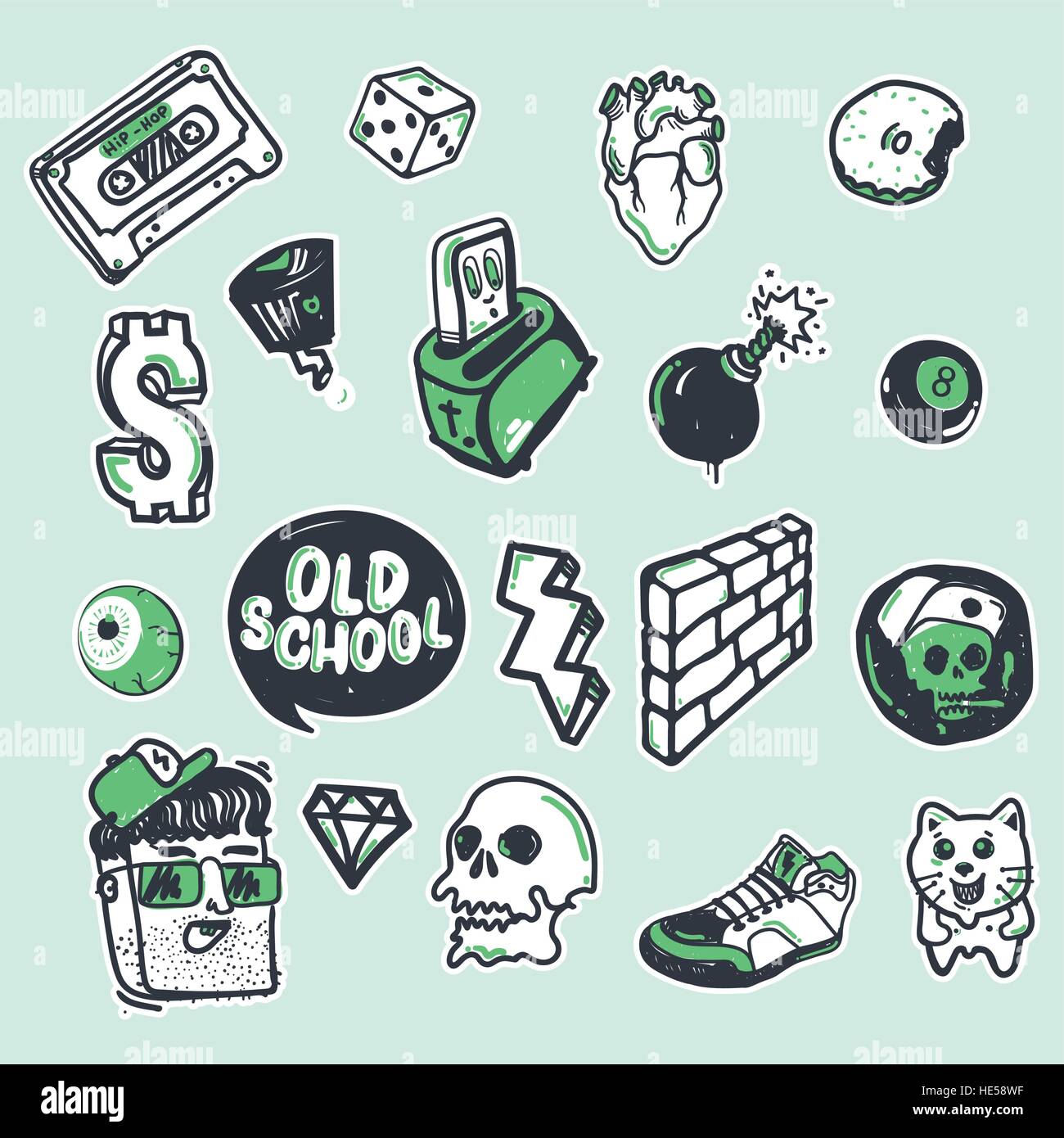 Logo patch Stock Vector Images - Alamy