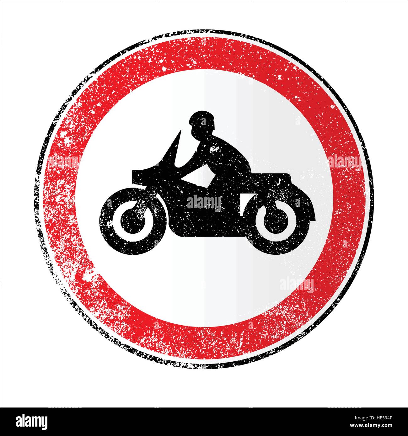 Motorcycle traffic sign hi-res stock photography and images - Alamy