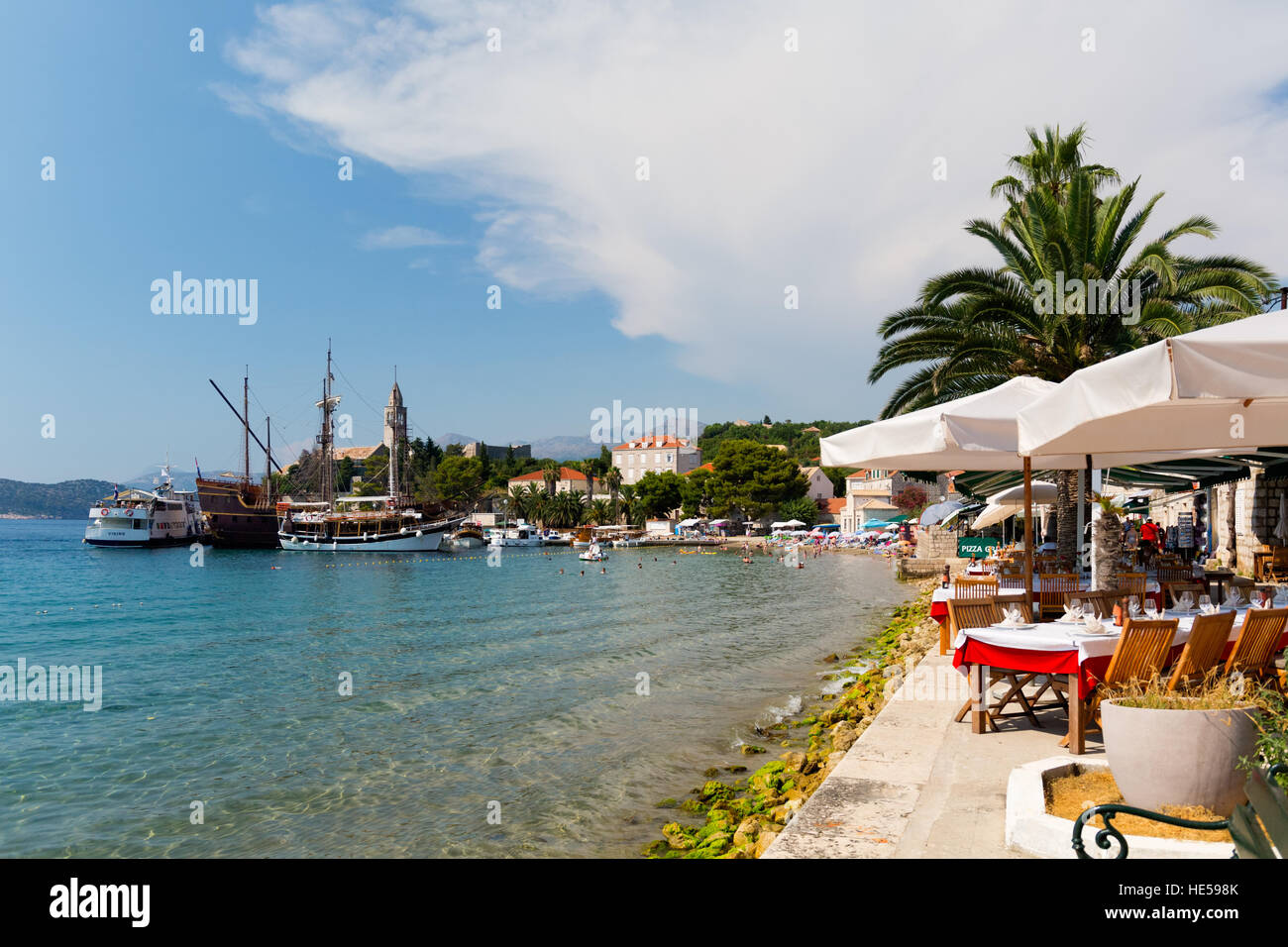 Lopud croatia beach hi-res stock photography and images - Alamy