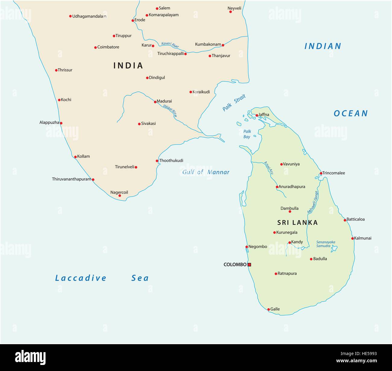 Map colombo hi-res stock photography and images - Alamy