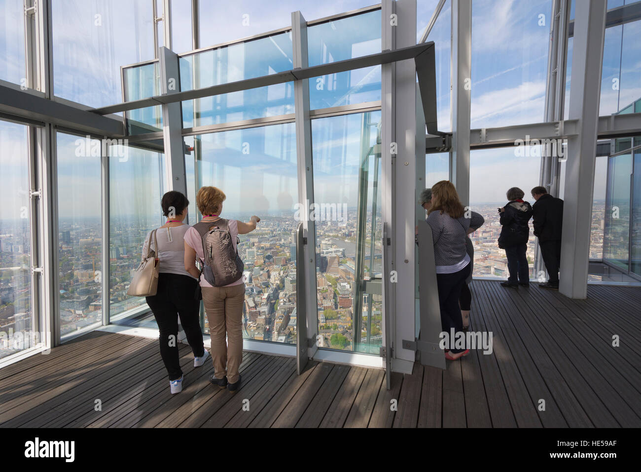 Inside the shard hi-res stock photography and images - Alamy